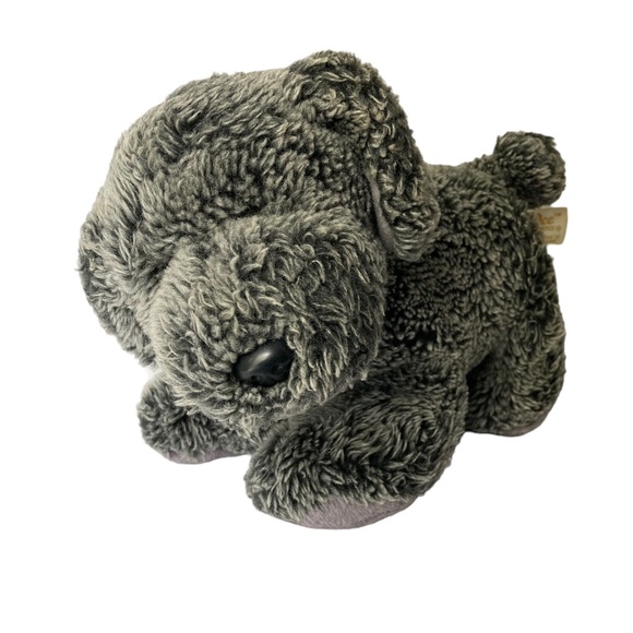 Dan Dee | Toys | Vintage Dan Dee Puppy Dog Gray Black Stuffed Animal ...